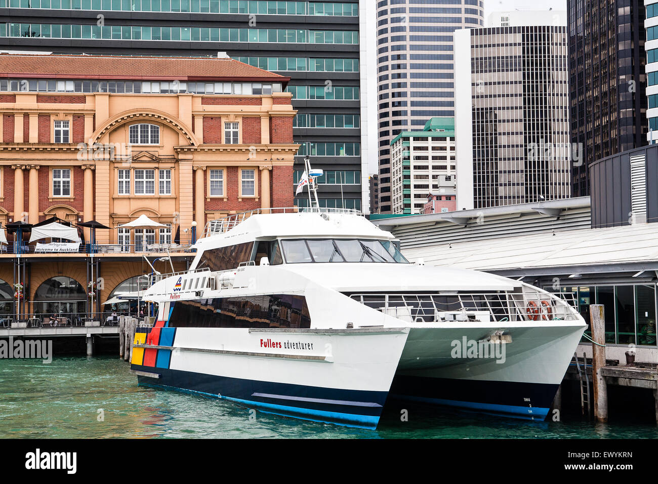 Ferry Terminal,Downtown,Auckland Harbour,Auckland,New Zealand Stock ...