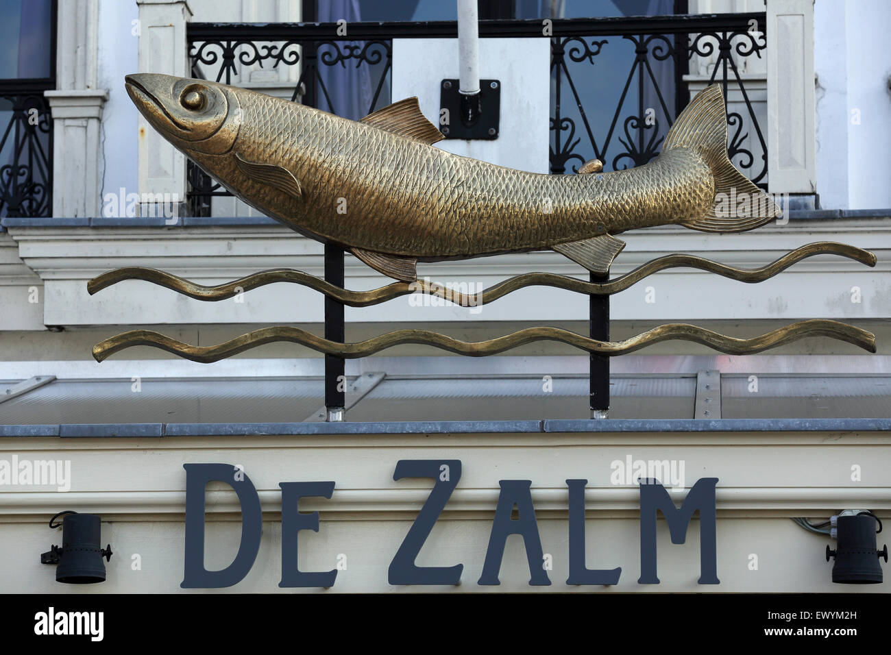 De Zalm (The Salmon) in Gouda, the Netherlands. The building is a ...