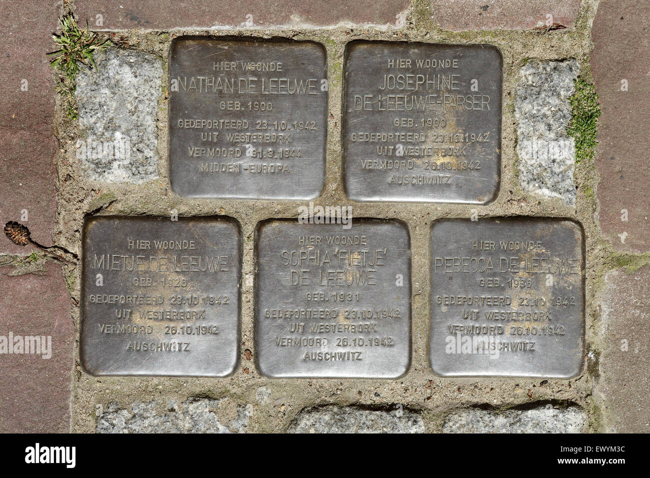 Holocaust memorial plaques hi-res stock photography and images - Alamy
