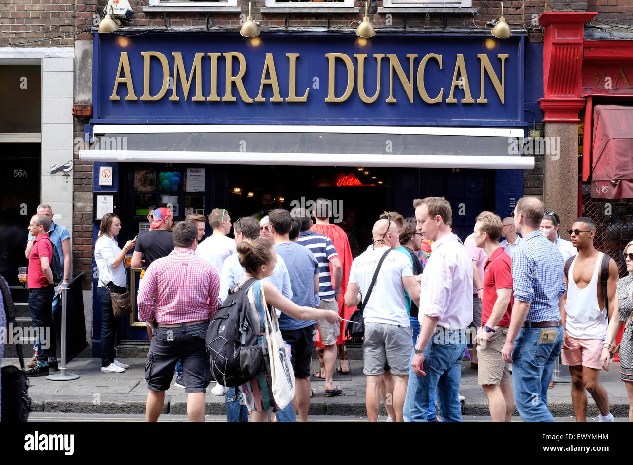 Admiral duncan pub soho hi-res stock photography and images - Alamy