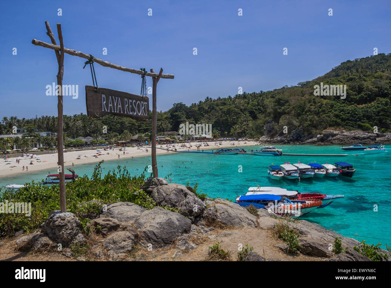 Viewpoint on the island of Koh Racha Stock Photo - Alamy