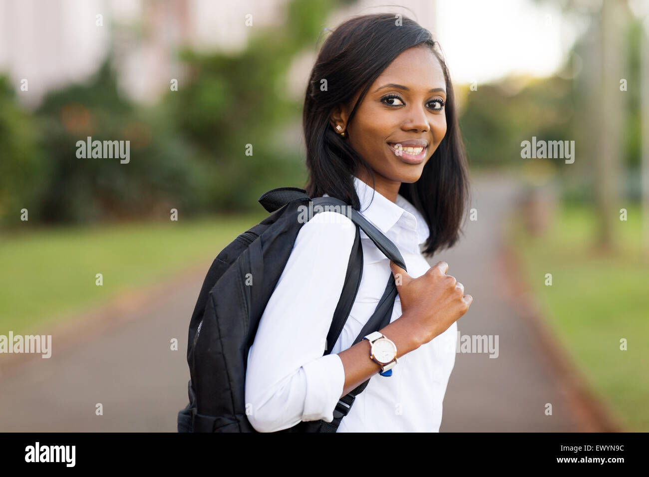 Girl Going School High Resolution Stock Photography and Images - Alamy