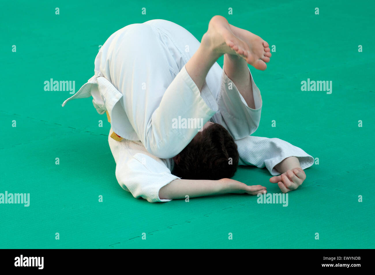 Kids at Judo Stock Photo - Alamy