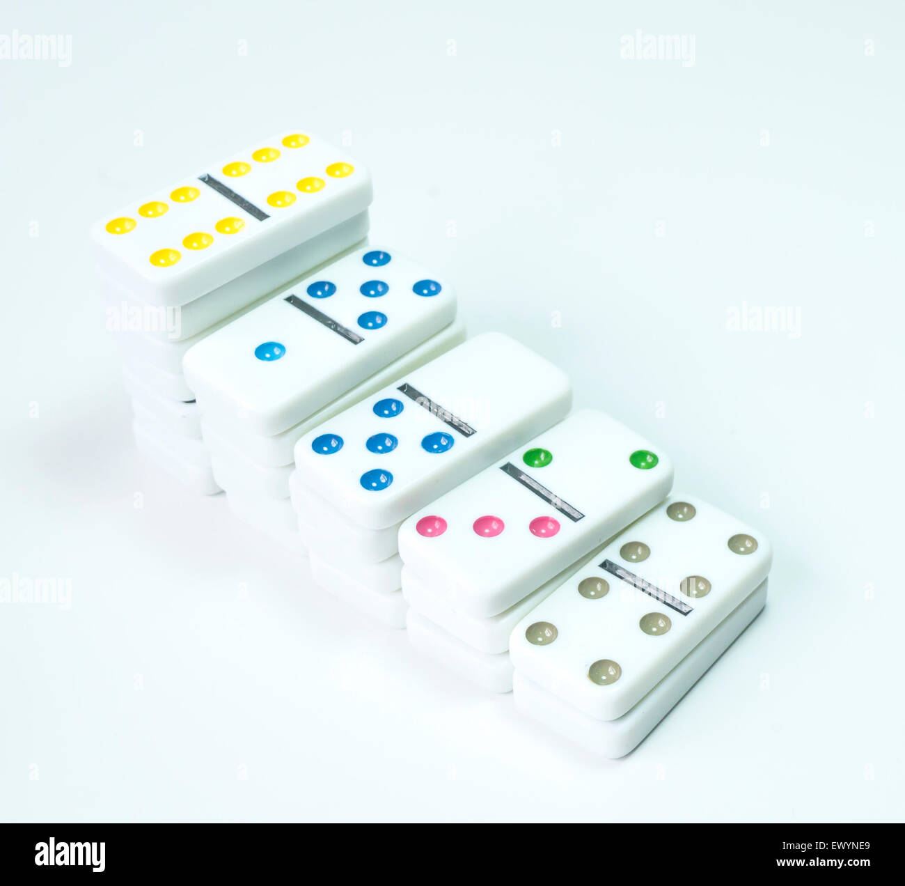 Domino concept selection Stock Photo - Alamy