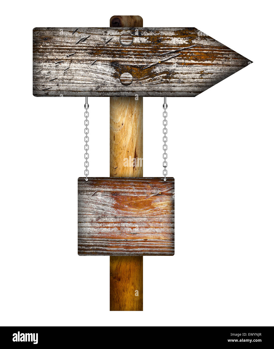 Wooden direction sign Stock Photo - Alamy