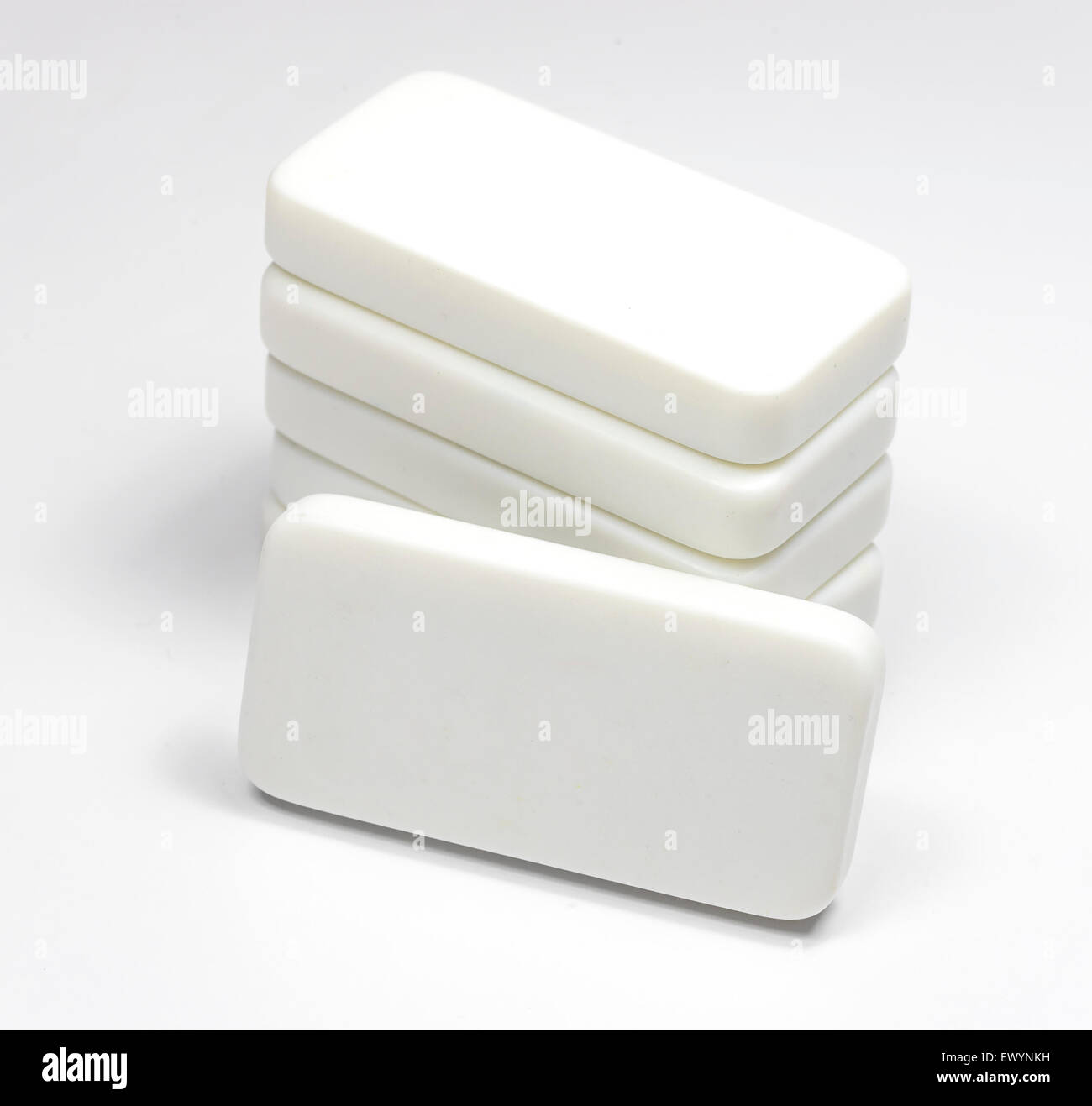 Rectangle cubes on white background Stock Photo - Alamy