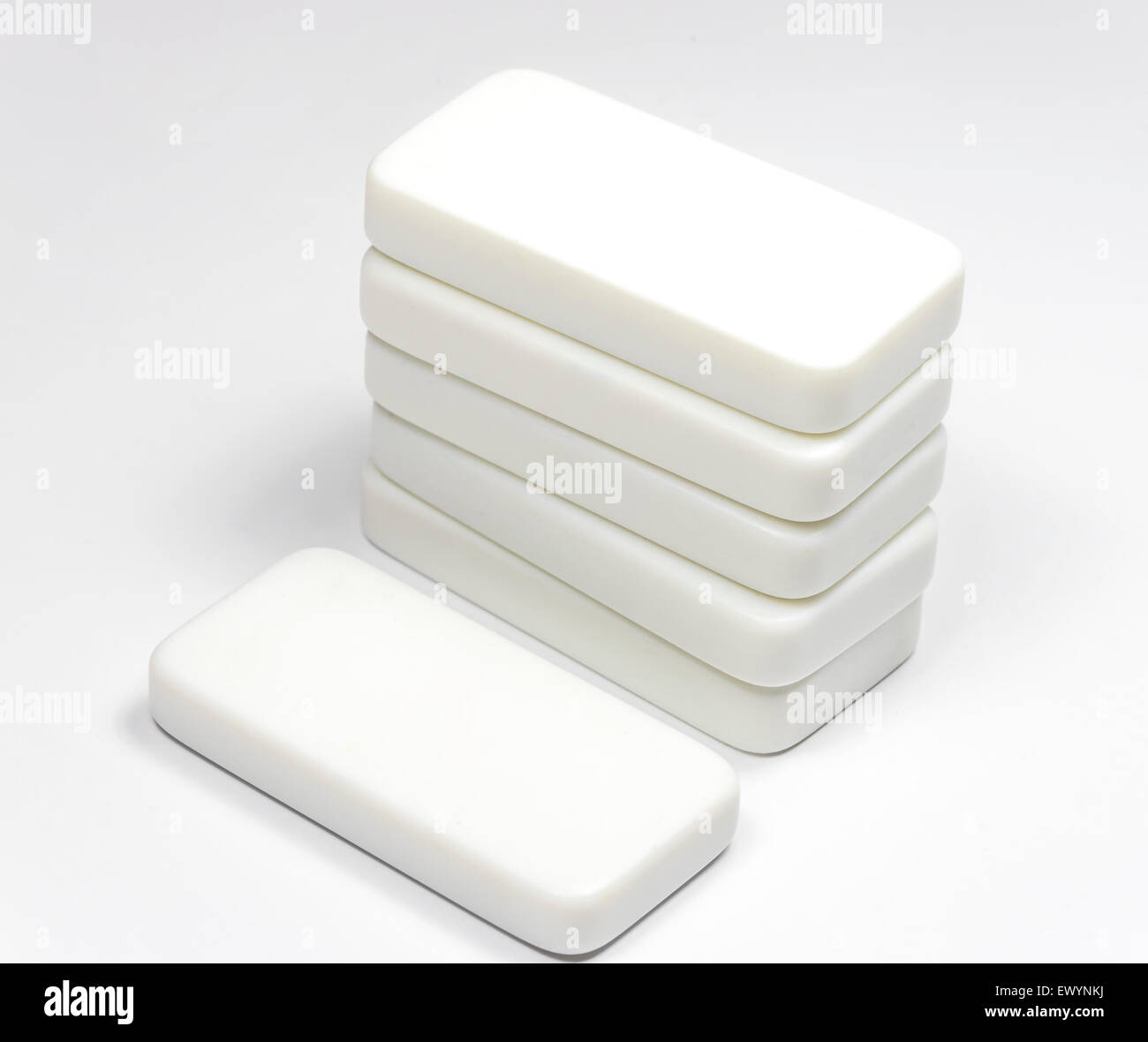 Rectangle cubes on white background Stock Photo - Alamy