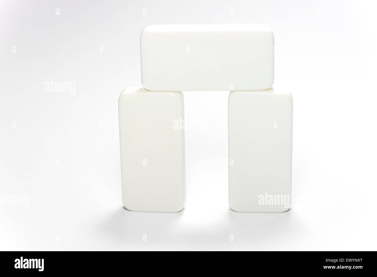 Rectangle cubes on white background Stock Photo - Alamy
