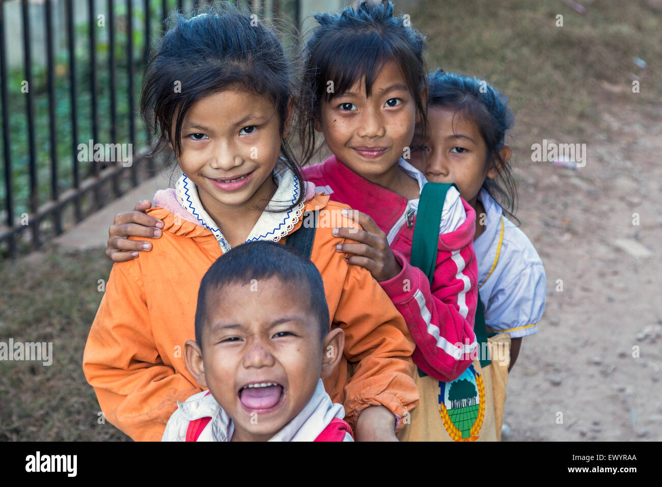 Laotian children hi-res stock photography and images - Alamy