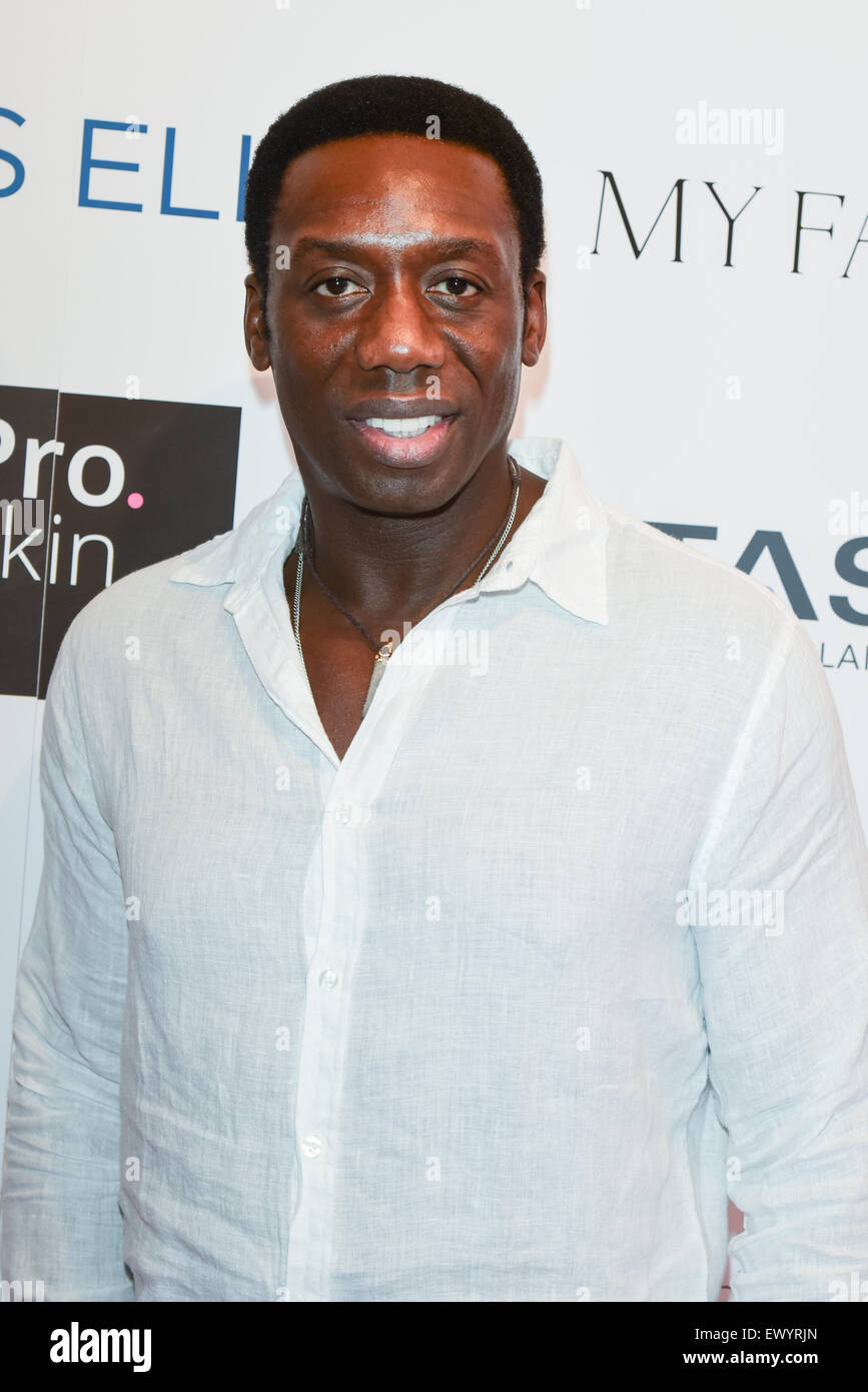 London,UK, 2nd July 2015 : Nigerian actor Hakeem Kae-Kazim attends the ...