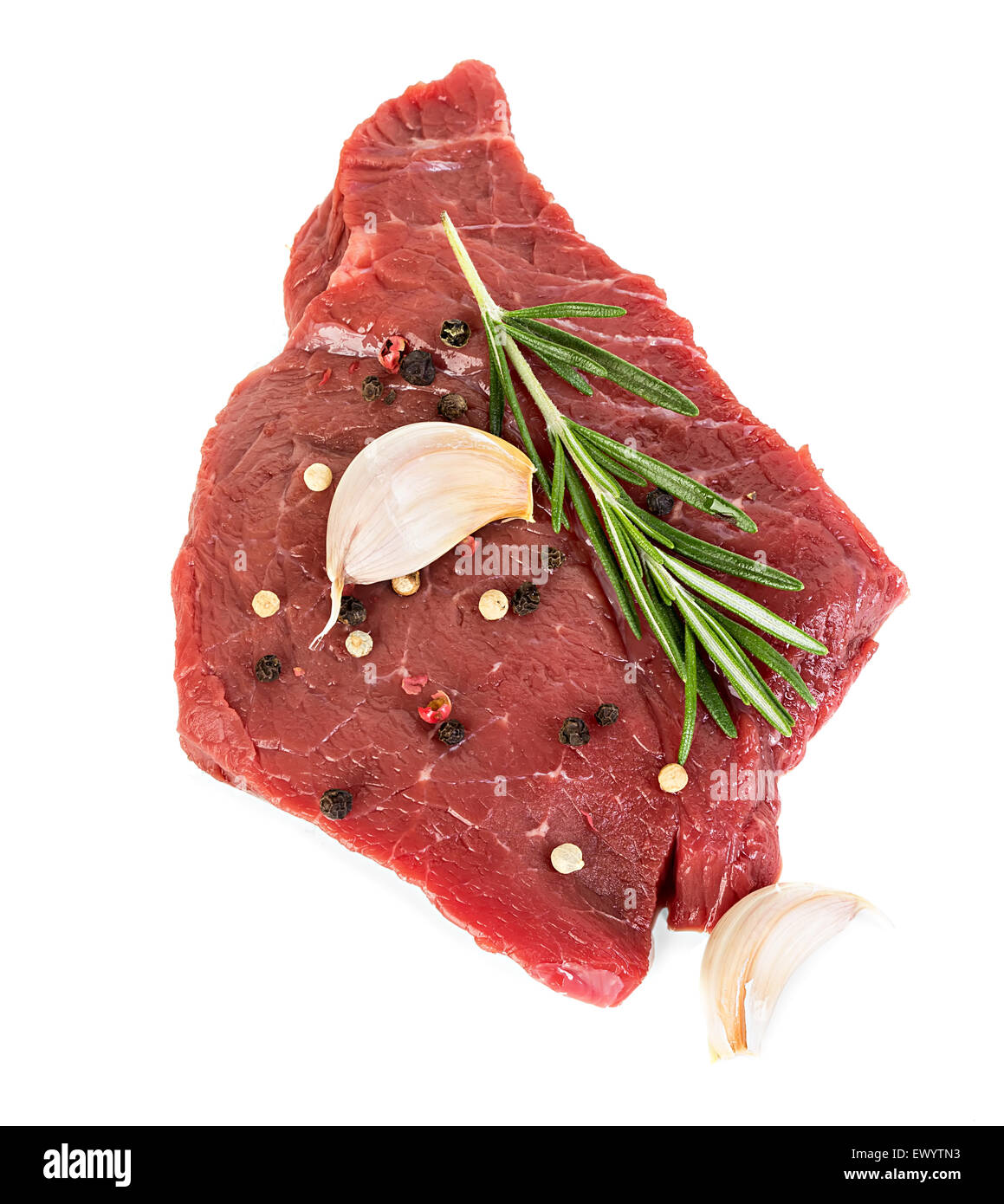 Beef raw meat, steak isolated on white background Stock Photo - Alamy