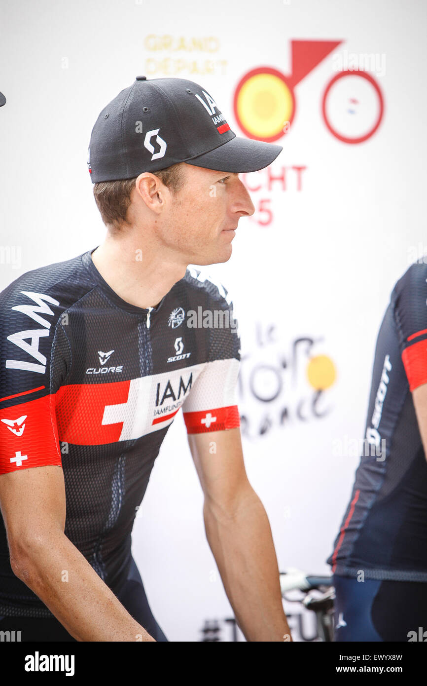 Utrecht, The Netherlands. 2nd July, 2015. Team IAM Cycling, Tour de ...