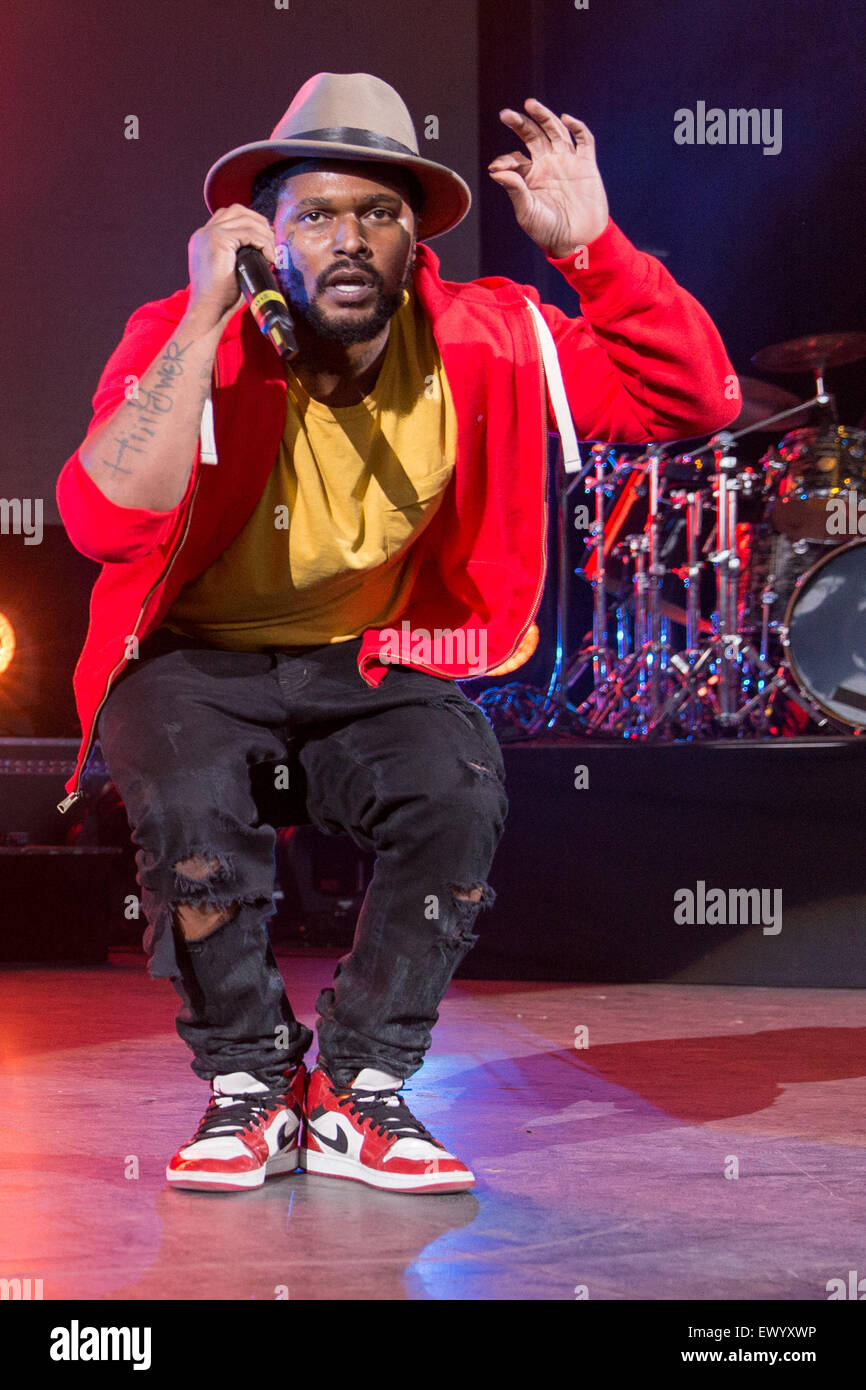 Milwaukee, Wisconsin, USA. 1st July, 2015. Rapper SCHOOLBOY Q performs ...