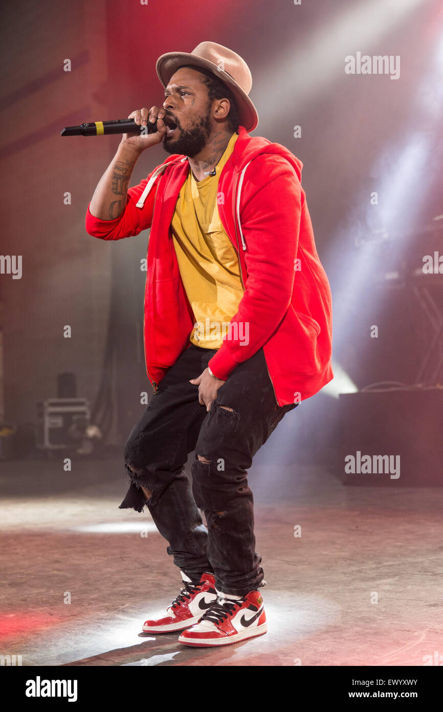 Milwaukee, Wisconsin, USA. 1st July, 2015. Rapper SCHOOLBOY Q performs ...