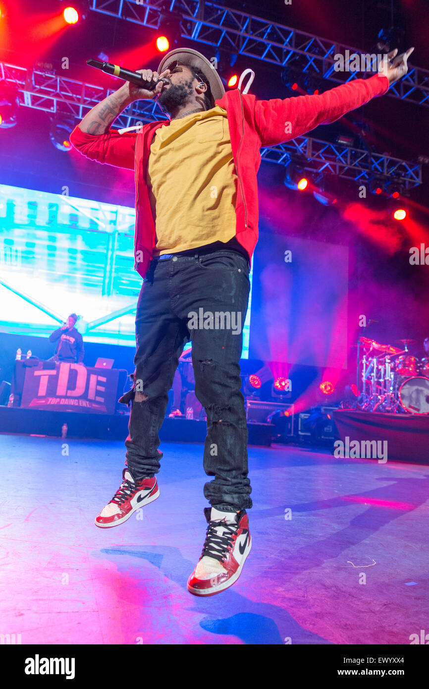 Milwaukee, Wisconsin, USA. 1st July, 2015. Rapper SCHOOLBOY Q performs ...