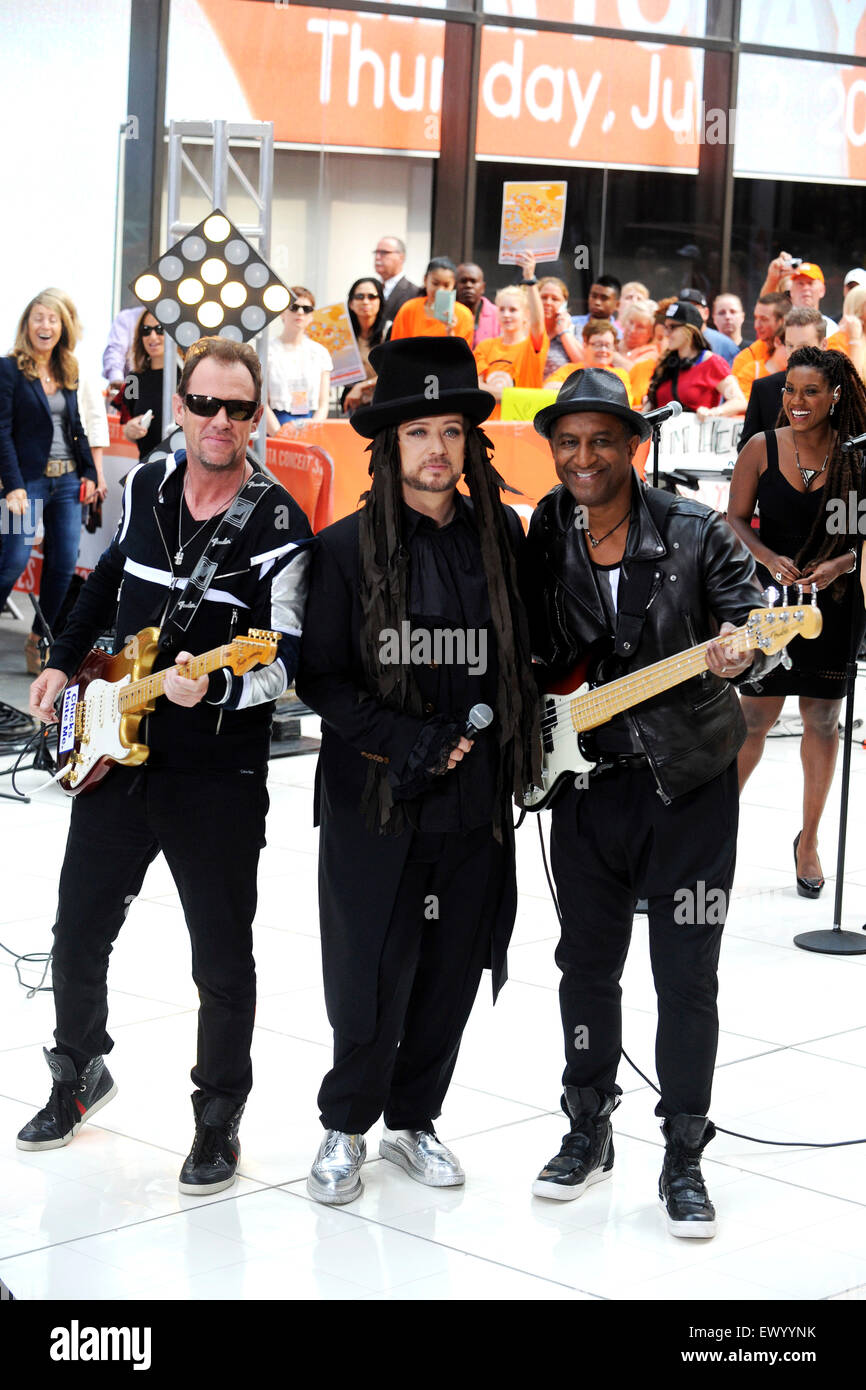 Boy George of the Culture Club live on NBC's 'Today Show' at the ...