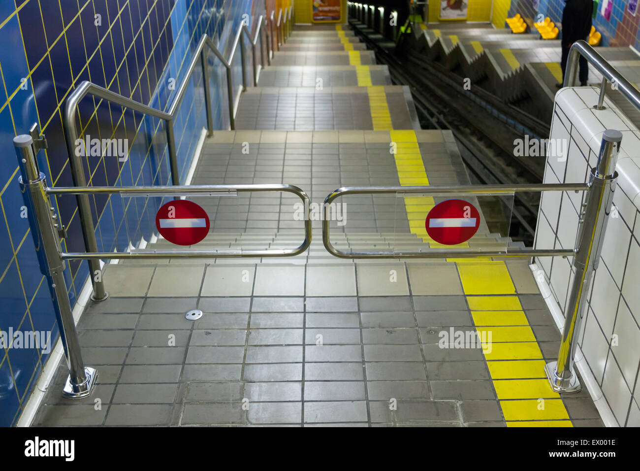 The Carmelit is an underground funicular railway in Haifa, Israel Stock ...