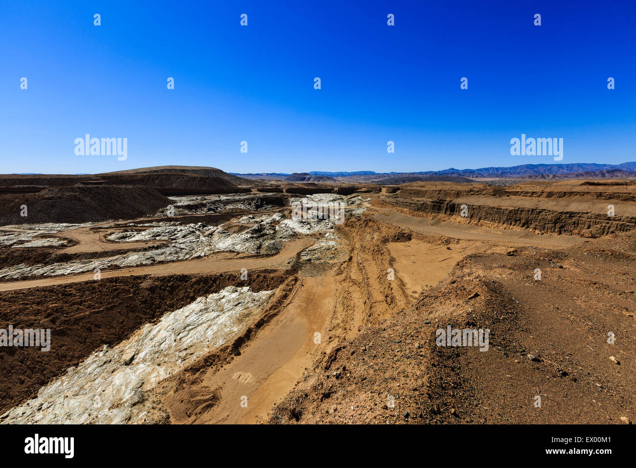Disused diamond mine, Auchas, Oranjemund, Namibia Stock Photo - Alamy