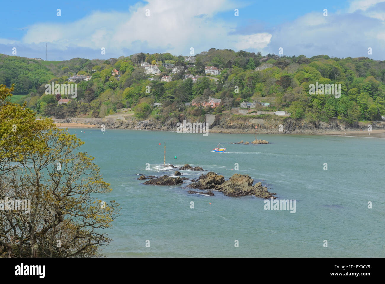 The Estuary at Salcombe on the South West Coastal Path on the Coast of ...