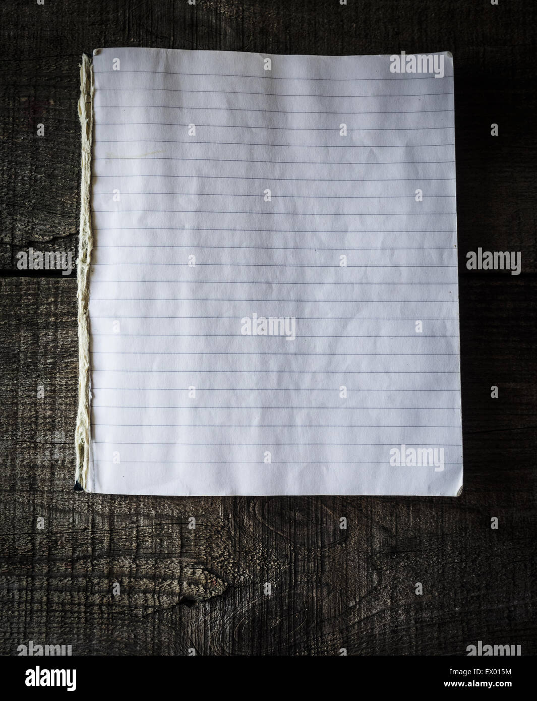 Exercise book paper page lines hi-res stock photography and images - Alamy