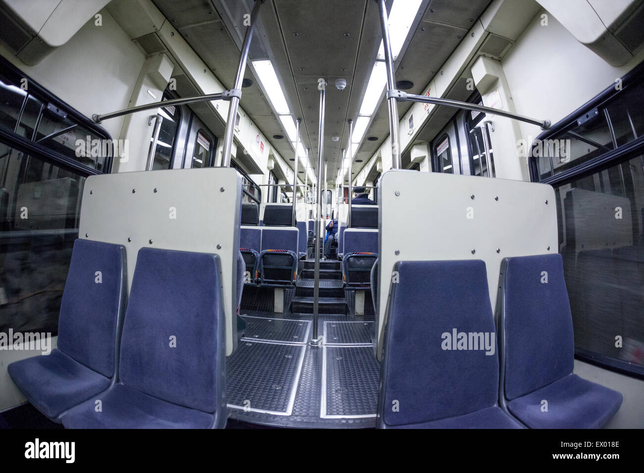 The Carmelit is an underground funicular railway in Haifa, Israel Stock ...