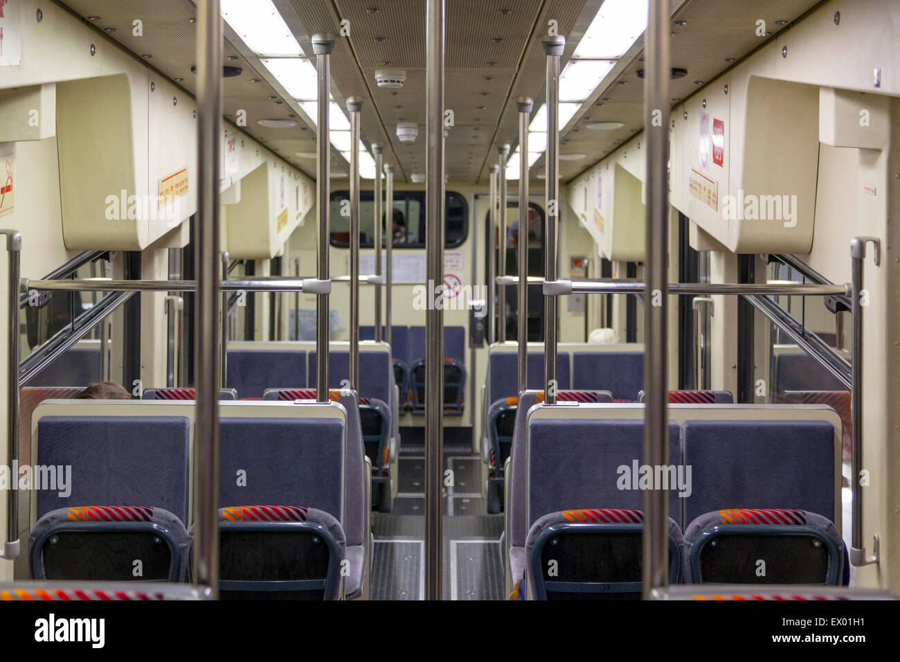 The Carmelit is an underground funicular railway in Haifa, Israel Stock ...