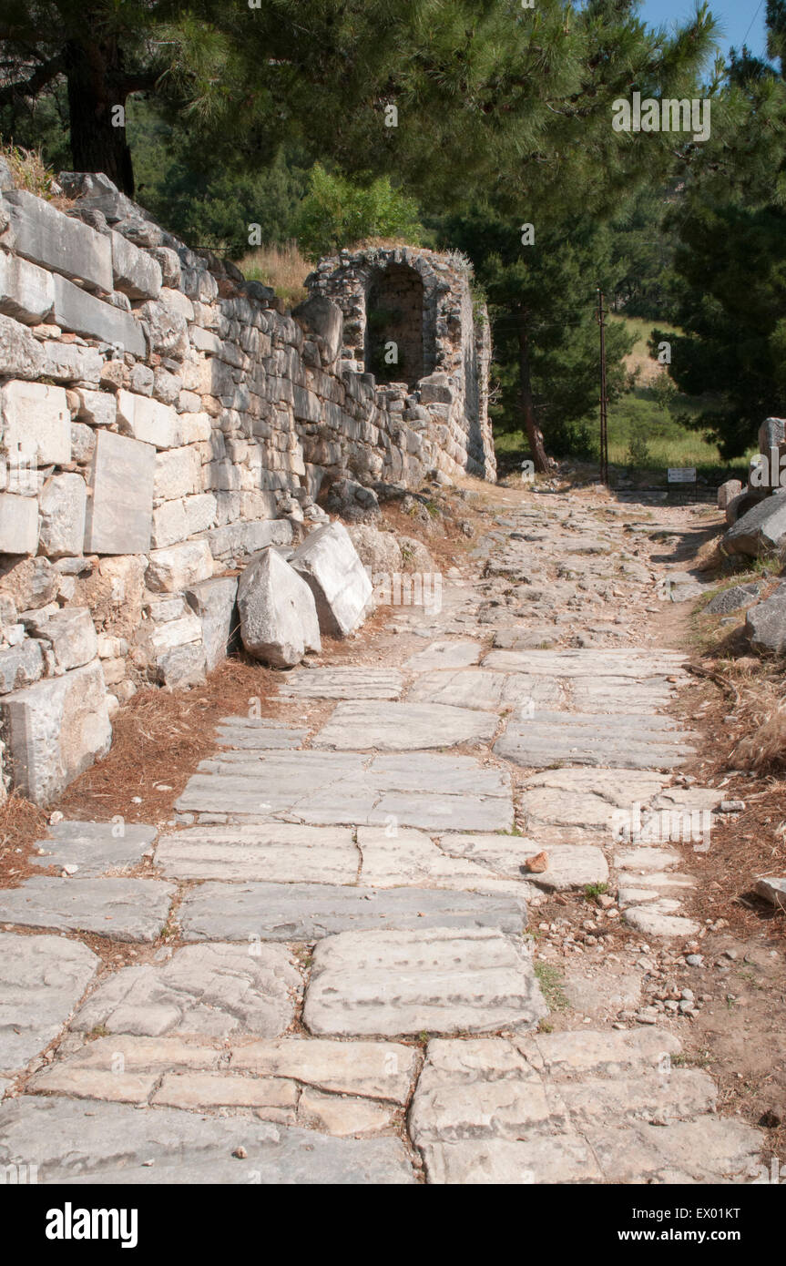 Priene was an ancient Greek city refunded and flourishing in the 4th ...
