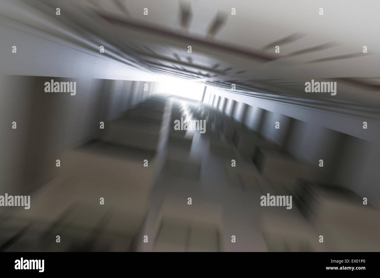 Building void area Stock Photo - Alamy