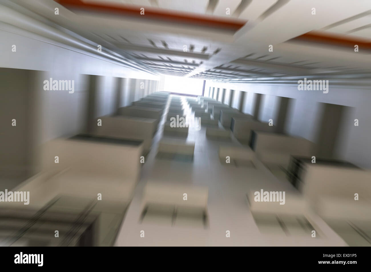 Building void area Stock Photo - Alamy