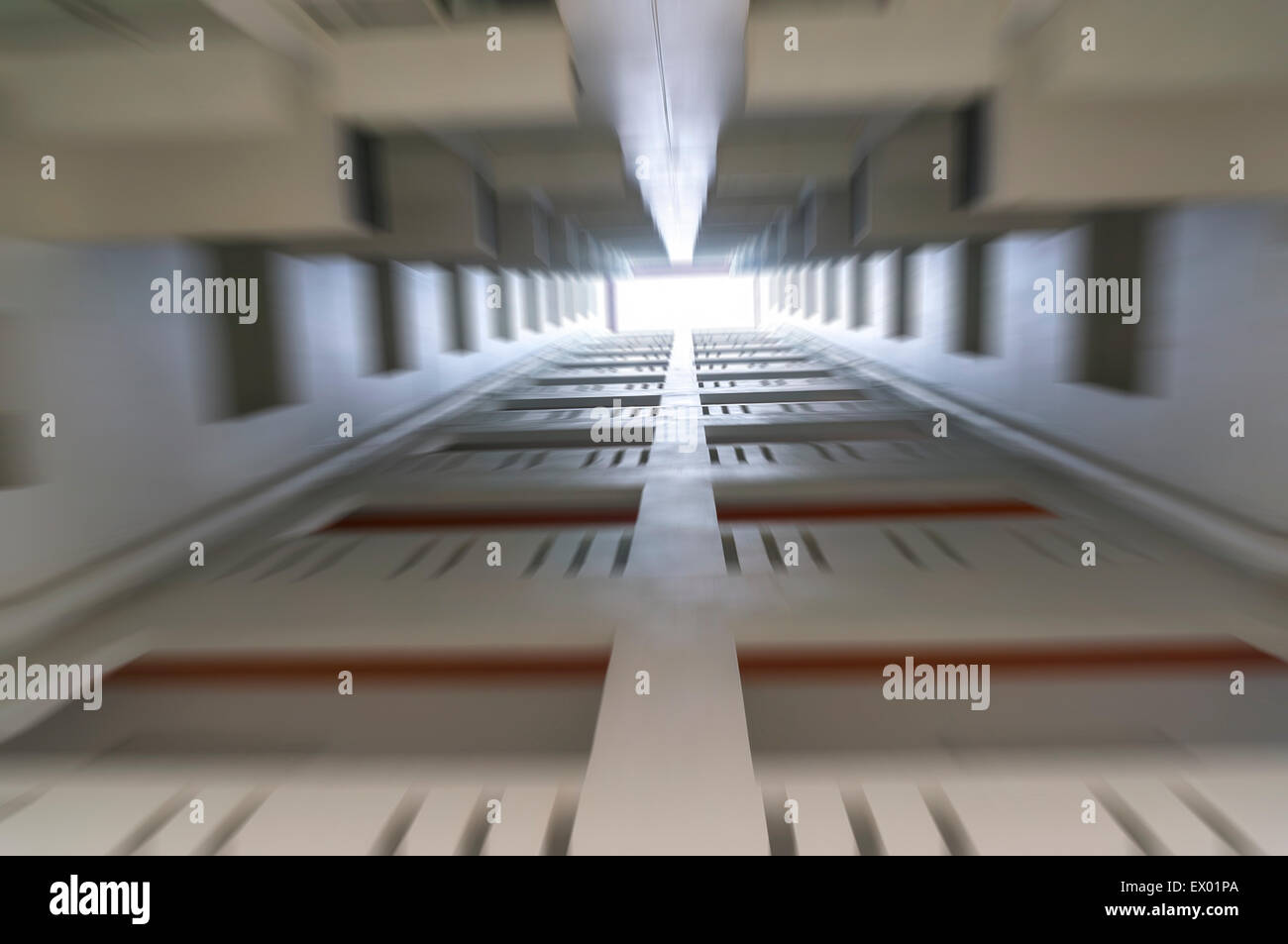 Building void area Stock Photo - Alamy