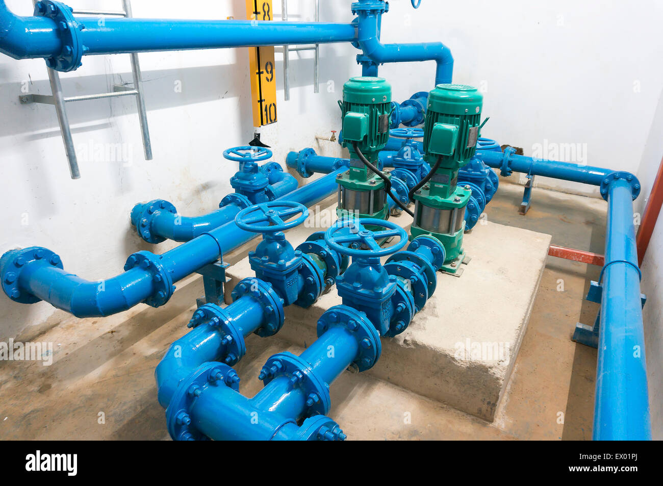 Water pump room Stock Photo - Alamy