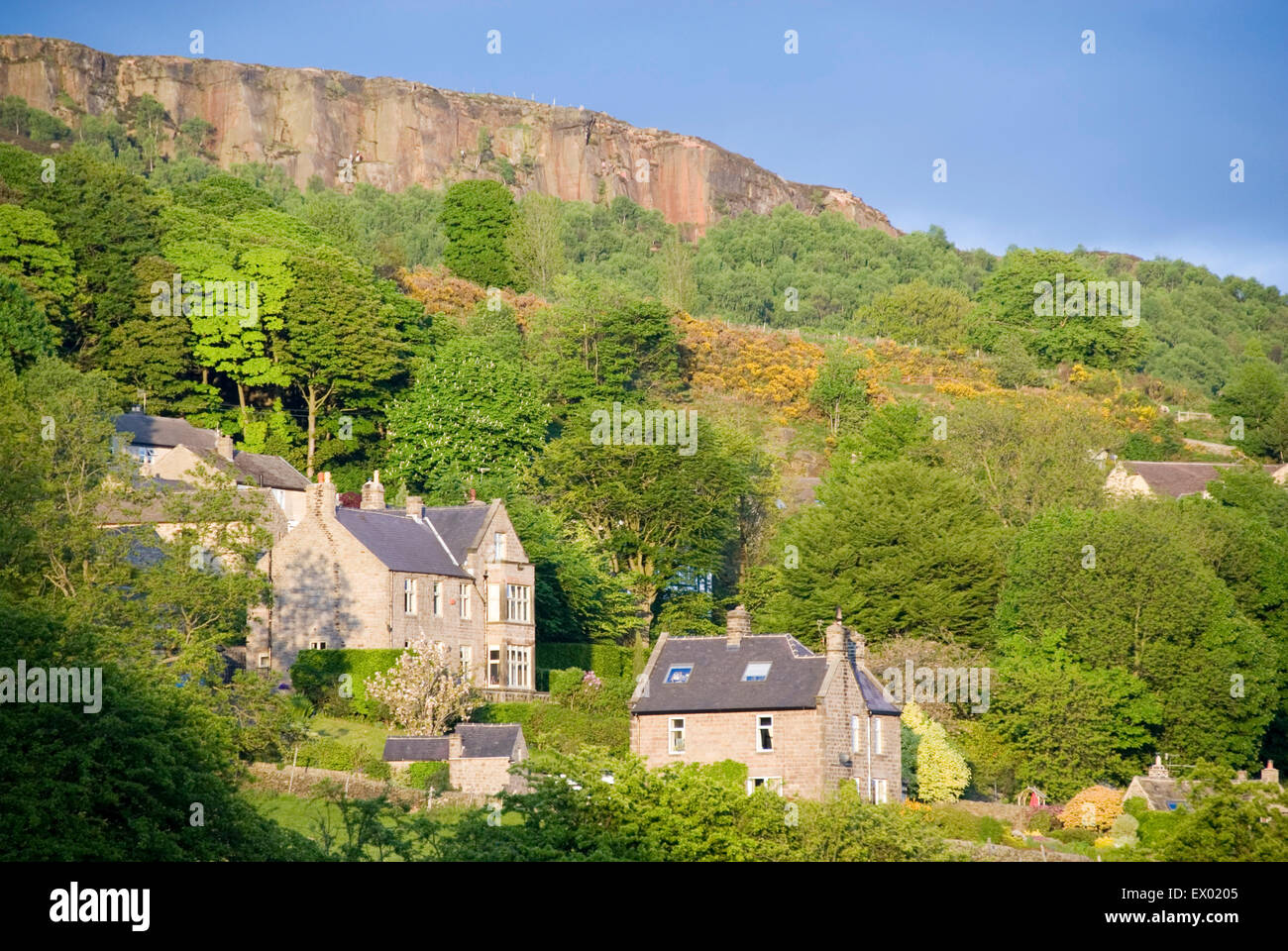 Hathersage village hi-res stock photography and images - Alamy
