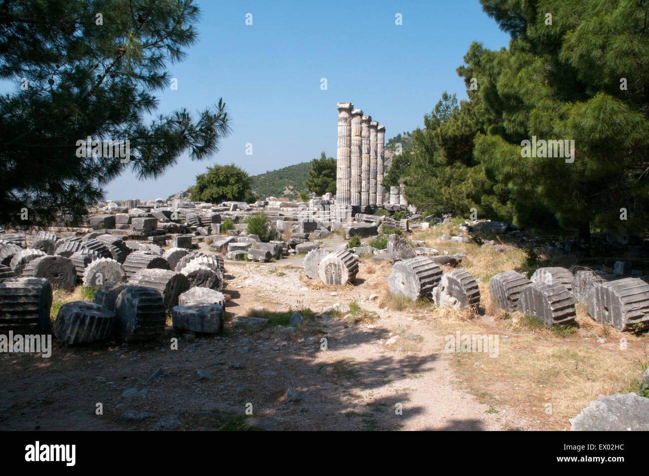 Priene was an ancient Greek city refunded and flourishing in the 4th ...