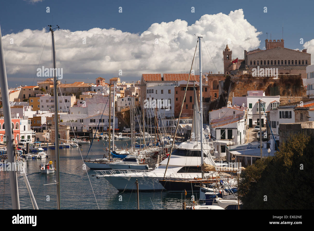 Port of Ciutadella. Minorca. Balearics islands. Spain. Europe Stock ...