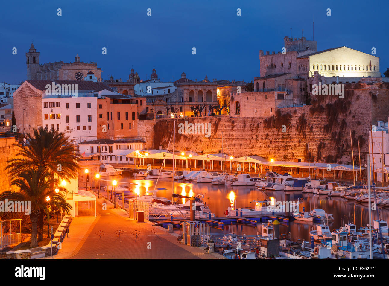 Port of Ciutadella. Minorca. Balearics islands. Spain. Europe Stock ...