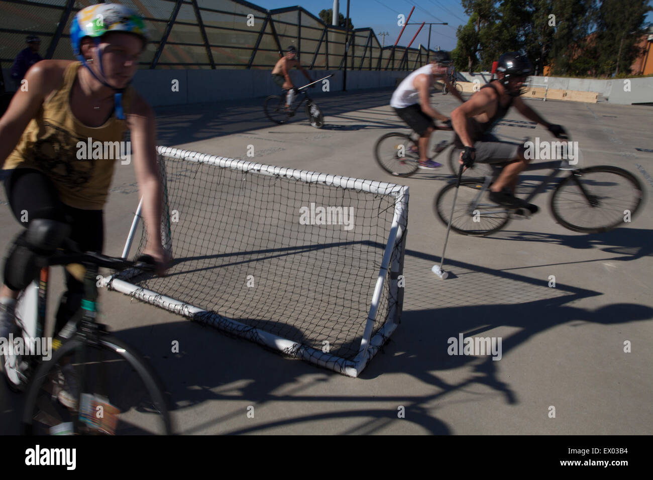 Bicycle polo hi-res stock photography and images - Alamy