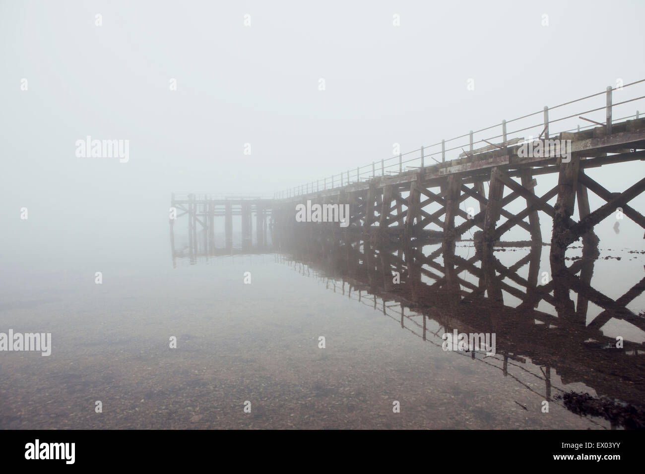Pier, Goat Fell, Arran, Scotland Stock Photo - Alamy