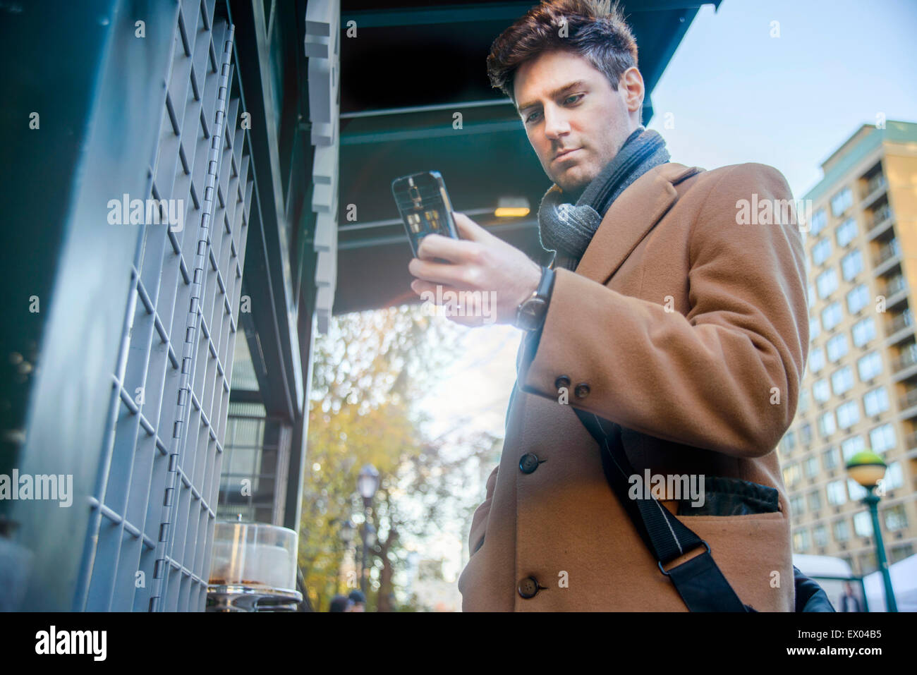Man in busy street hi-res stock photography and images - Alamy