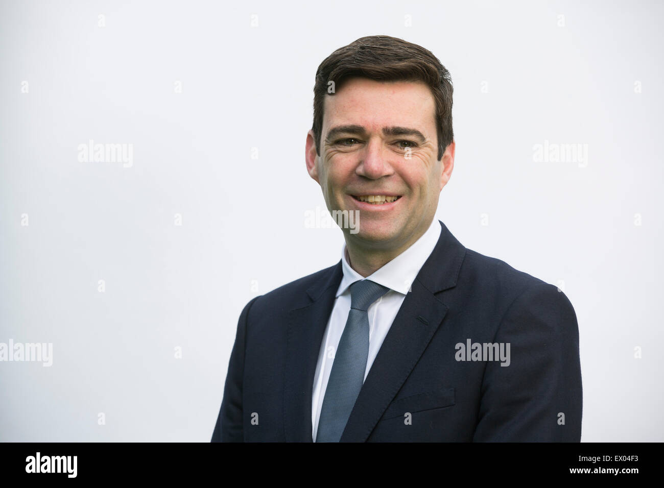 Andy Burnham MP, pictured at his home in his Leigh constituency. Andy ...