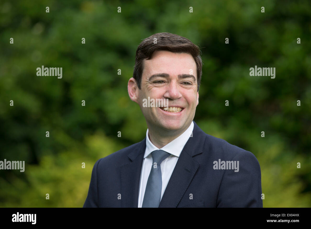 Andy Burnham MP, pictured at his home in his Leigh constituency. Andy ...