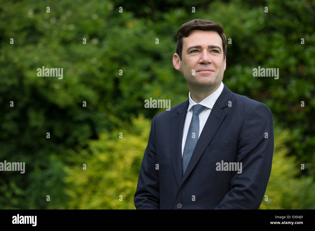 Andy Burnham MP, pictured at his home in his Leigh constituency. Andy ...