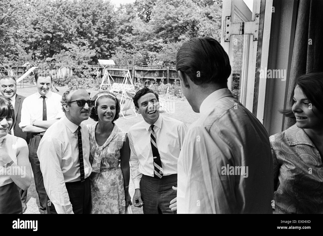 Sports celebrate Black and White Stock Photos & Images - Alamy