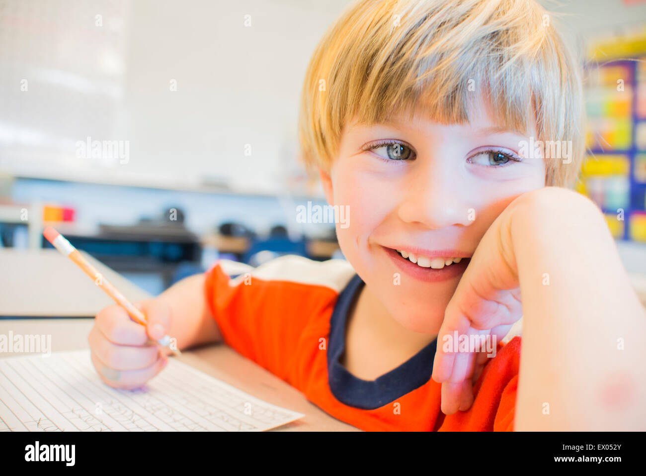 Writing In Exercise Book High Resolution Stock Photography and Images ...