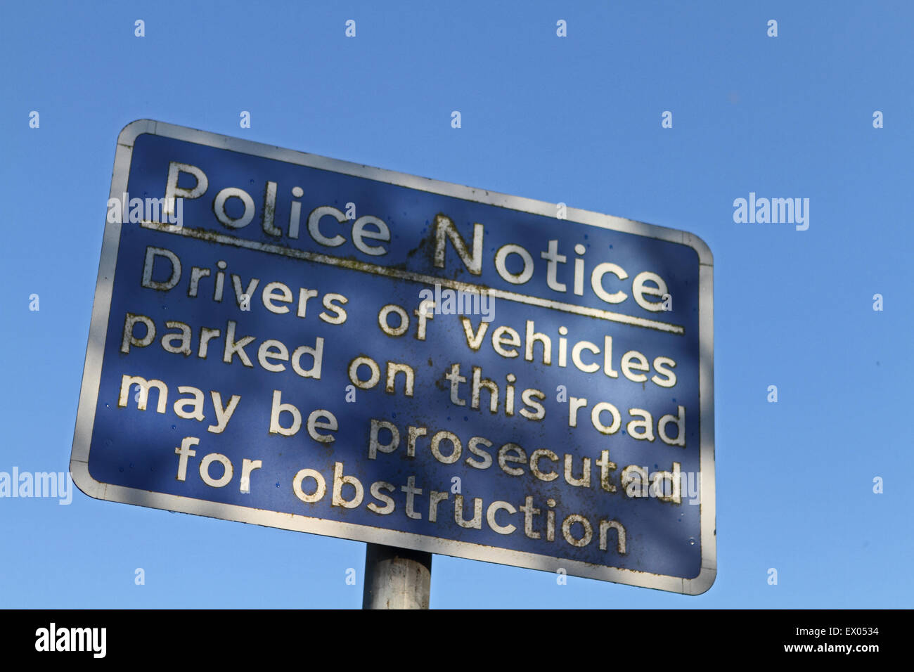 Police notice hi-res stock photography and images - Alamy