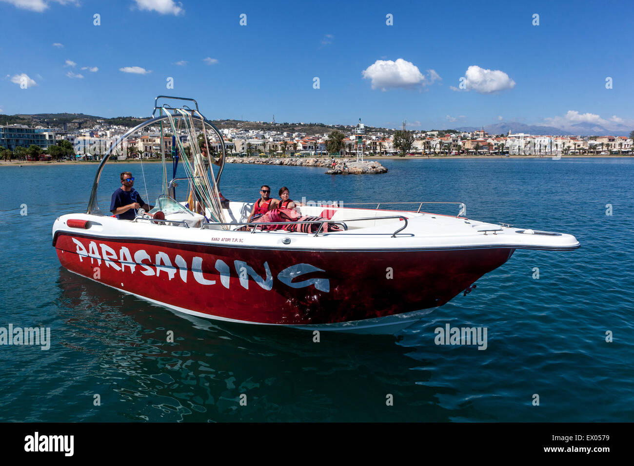 Boat at rethymnon crete hi-res stock photography and images - Alamy