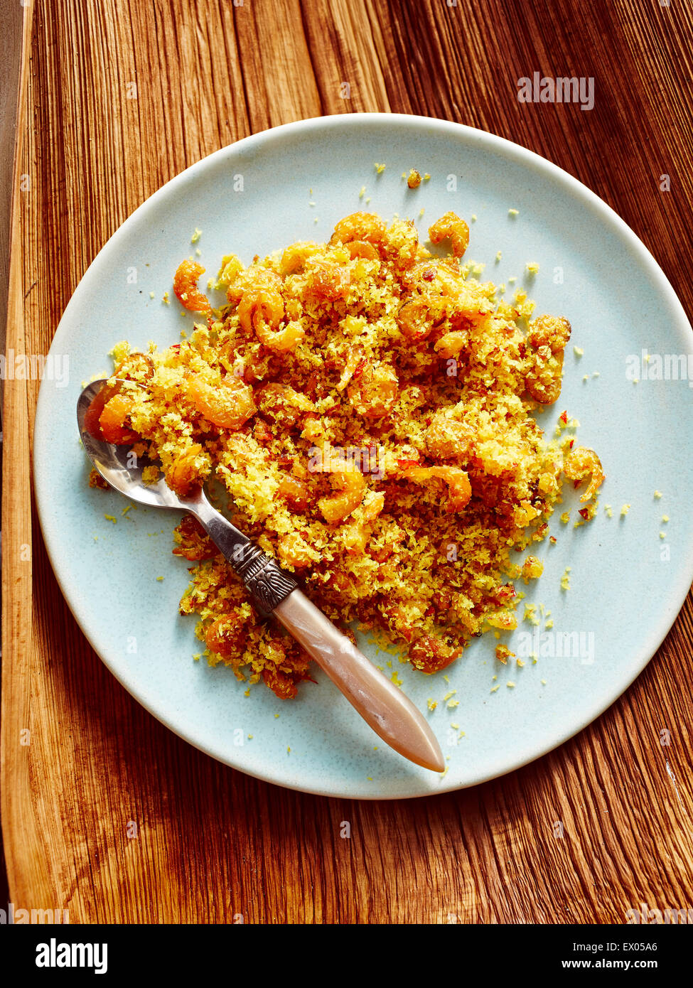 Still life with plate of Goan kismur Stock Photo - Alamy