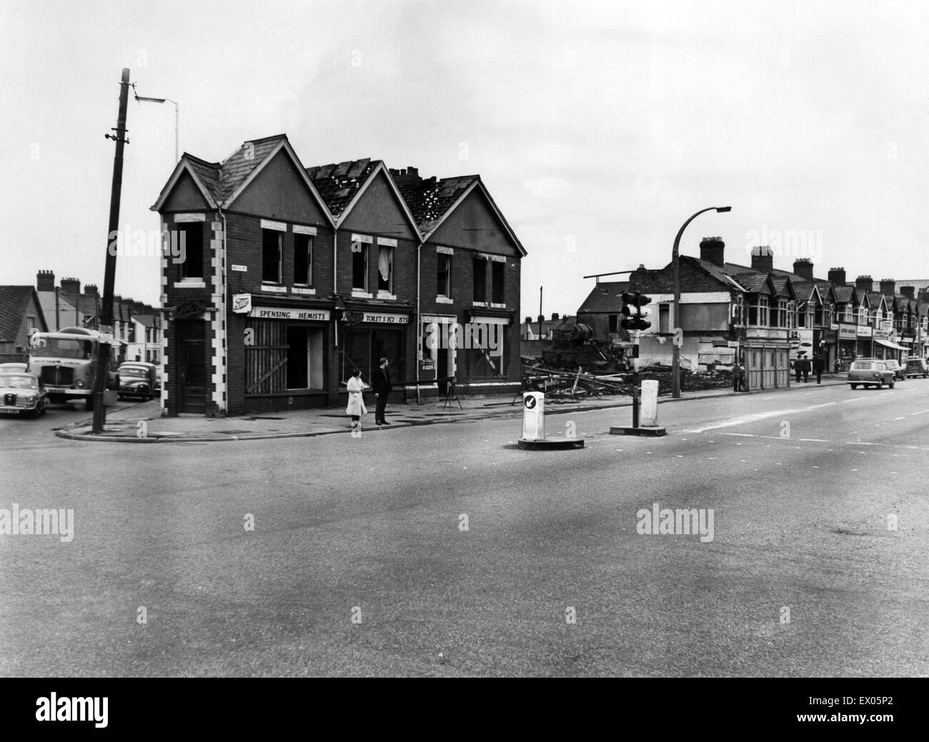 Demolition images Black and White Stock Photos & Images - Alamy
