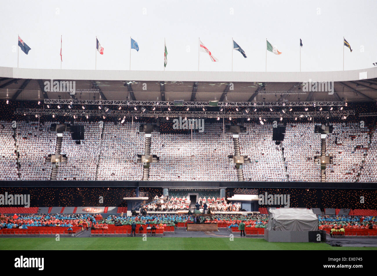 Cor World Choir concert at Cardiff Arms Park, 29th May 1993 Stock Photo ...