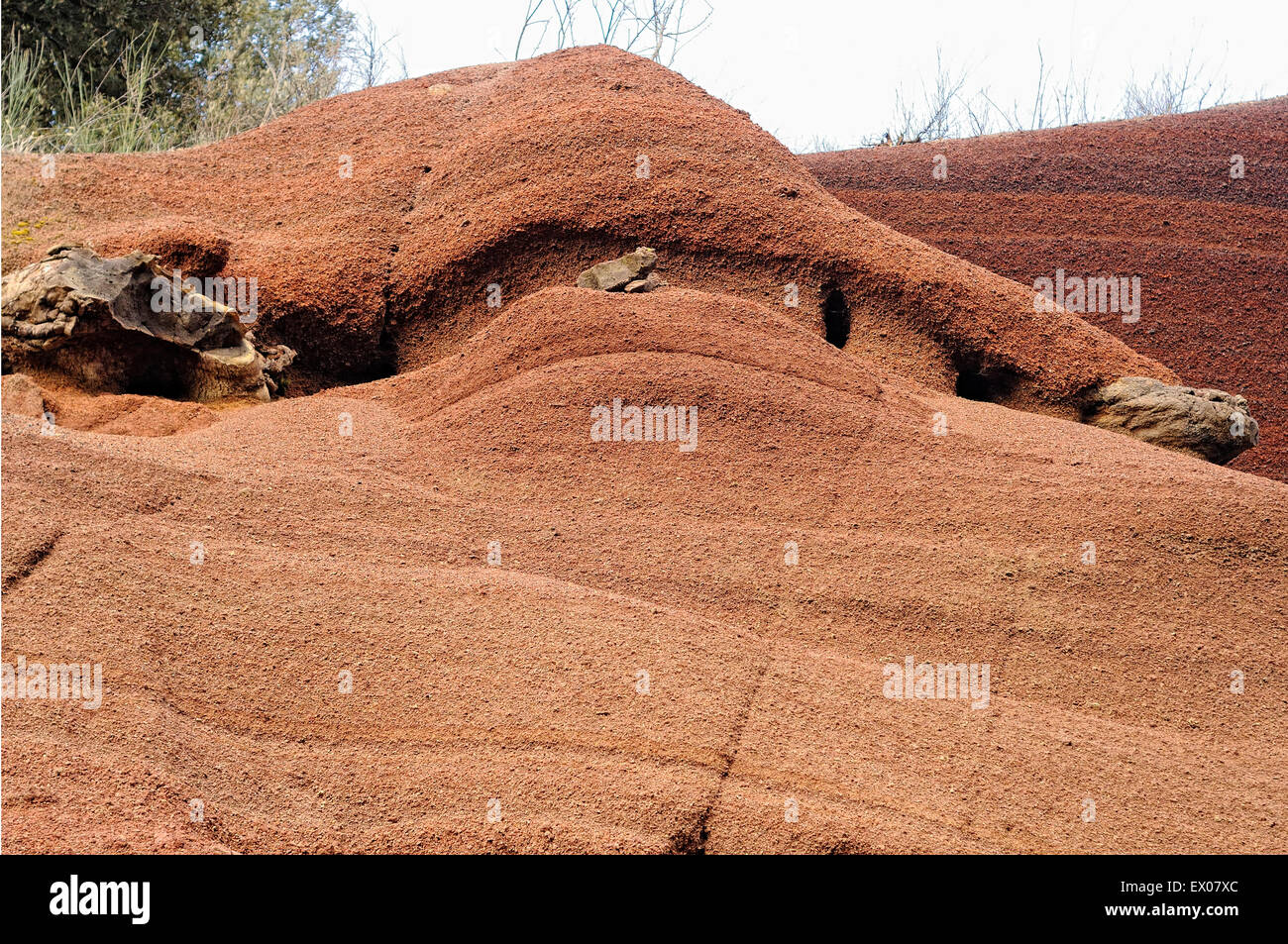 Old lava flow from the Croscat Volcano. Garrotxa Volcanic Zone Natural ...