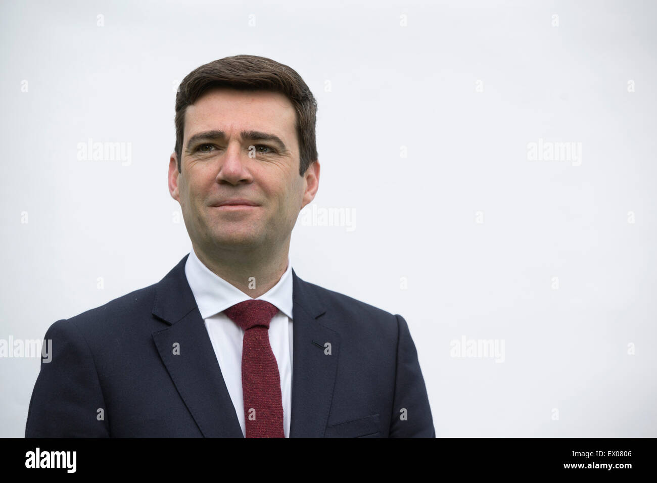 Andy Burnham MP, pictured at his home in his Leigh constituency. Andy ...